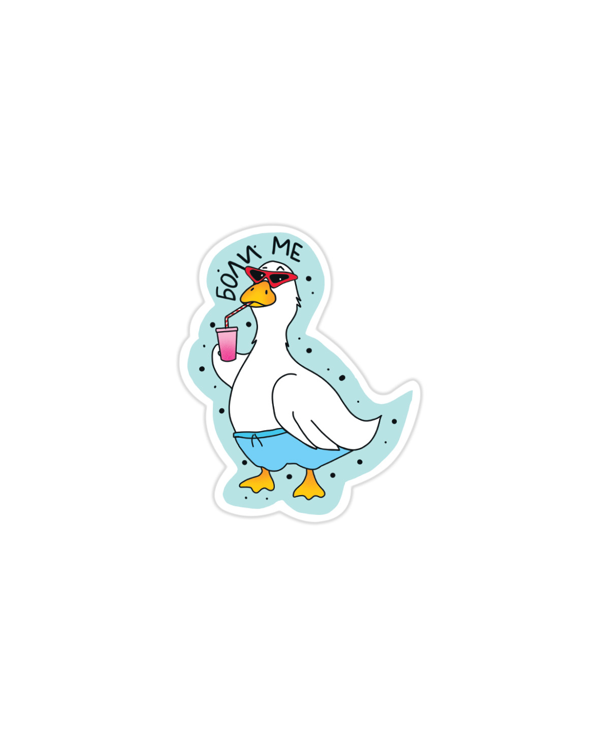 Stiker Boli me patka – Nomad Accessorize